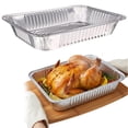 Heavy-Duty Aluminium Foil Trays, Disposable Deep Tin Foil Containers ...