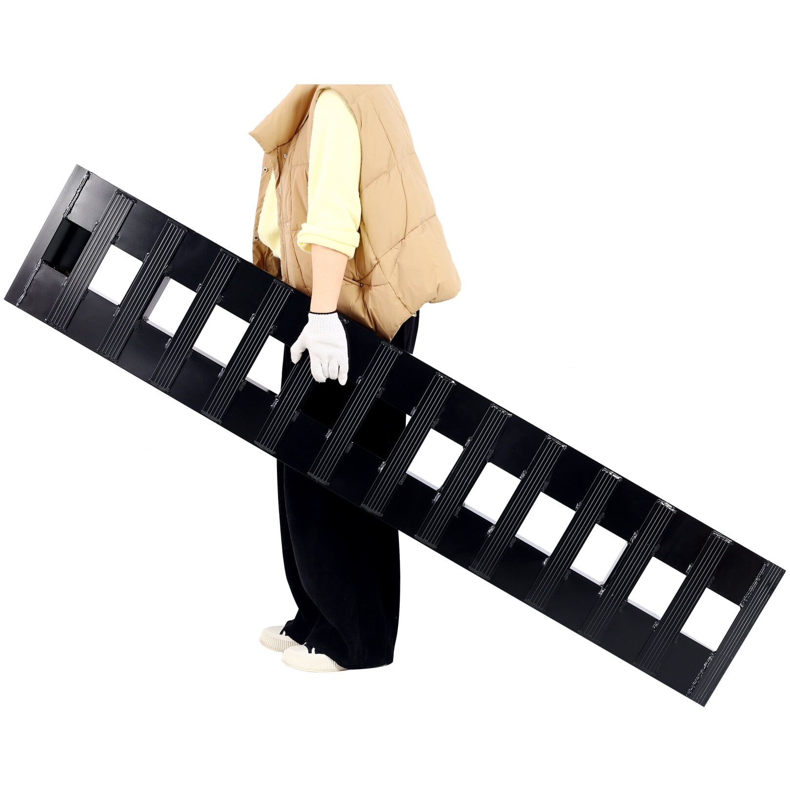 Heavy-Duty Aluminium Loading Ramps with Top Hook, 8800 LBS Capacity ...