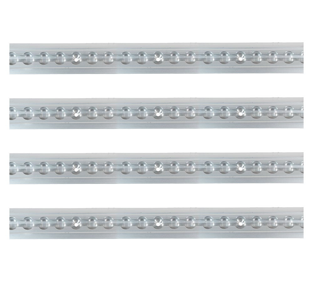 4 Pack Heavy Duty Aluminum 4ft Flanged L-Track Trailer Universal Tie ...