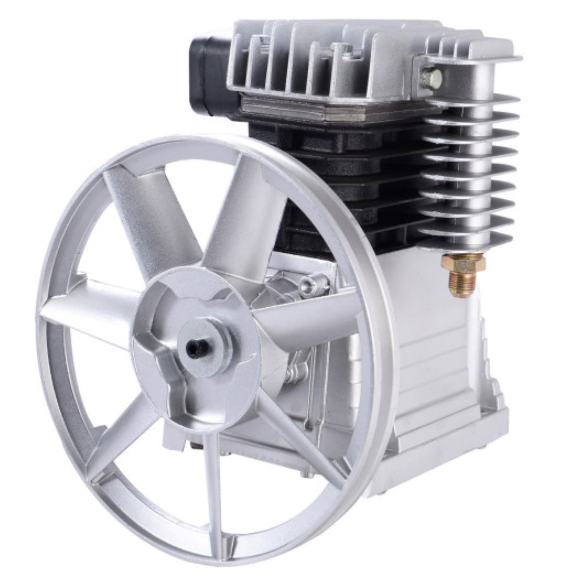 Heavy-Duty Aluminum Air Compressor Pump with Twin Pistol Design ...