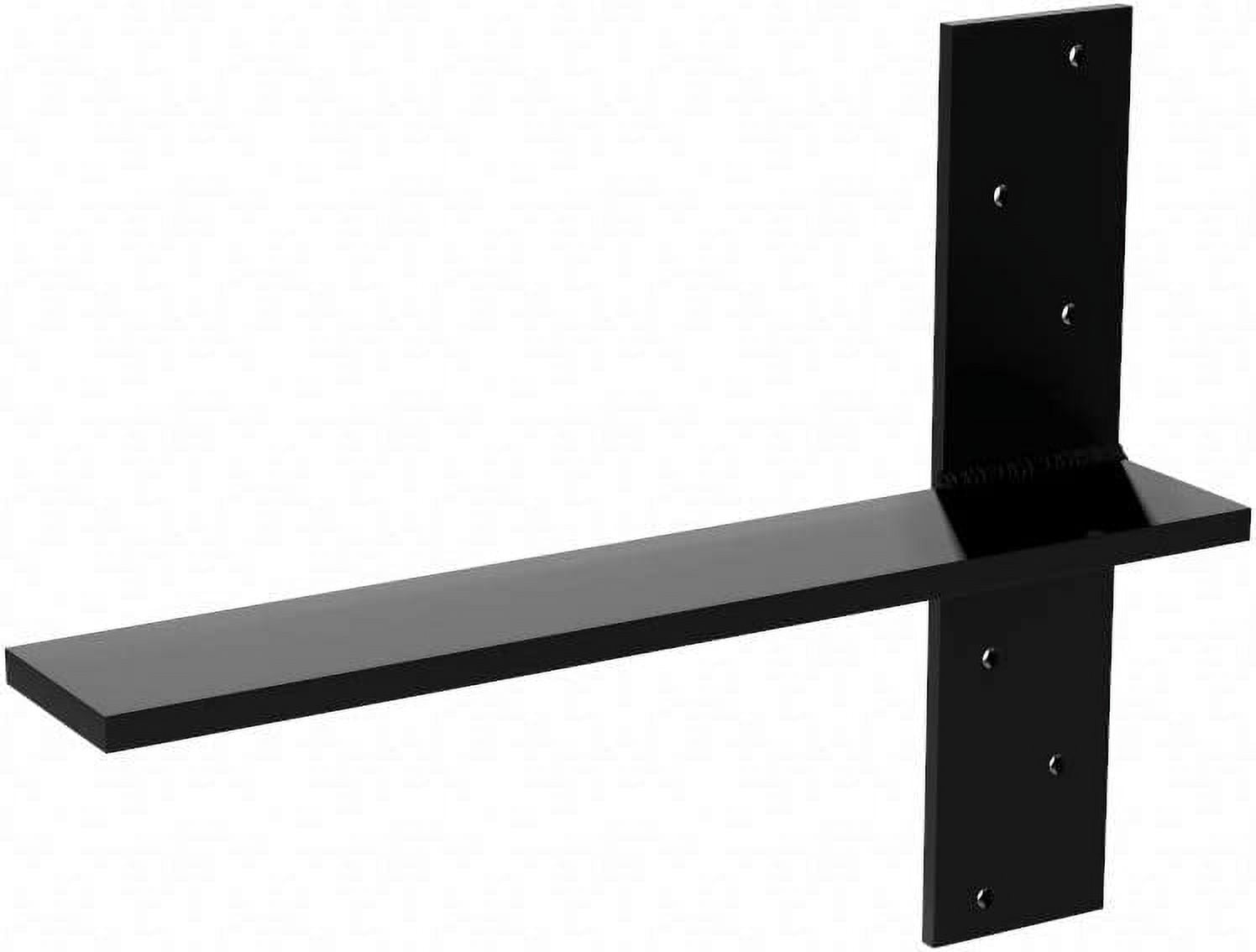 Heavy Duty Aluminum Free Hanging Universal T Shelf Bracket, 22 inch ...