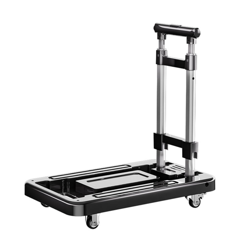Heavy Duty Aluminum Hand Truck Small Folding Cart Garden Trolley for ...