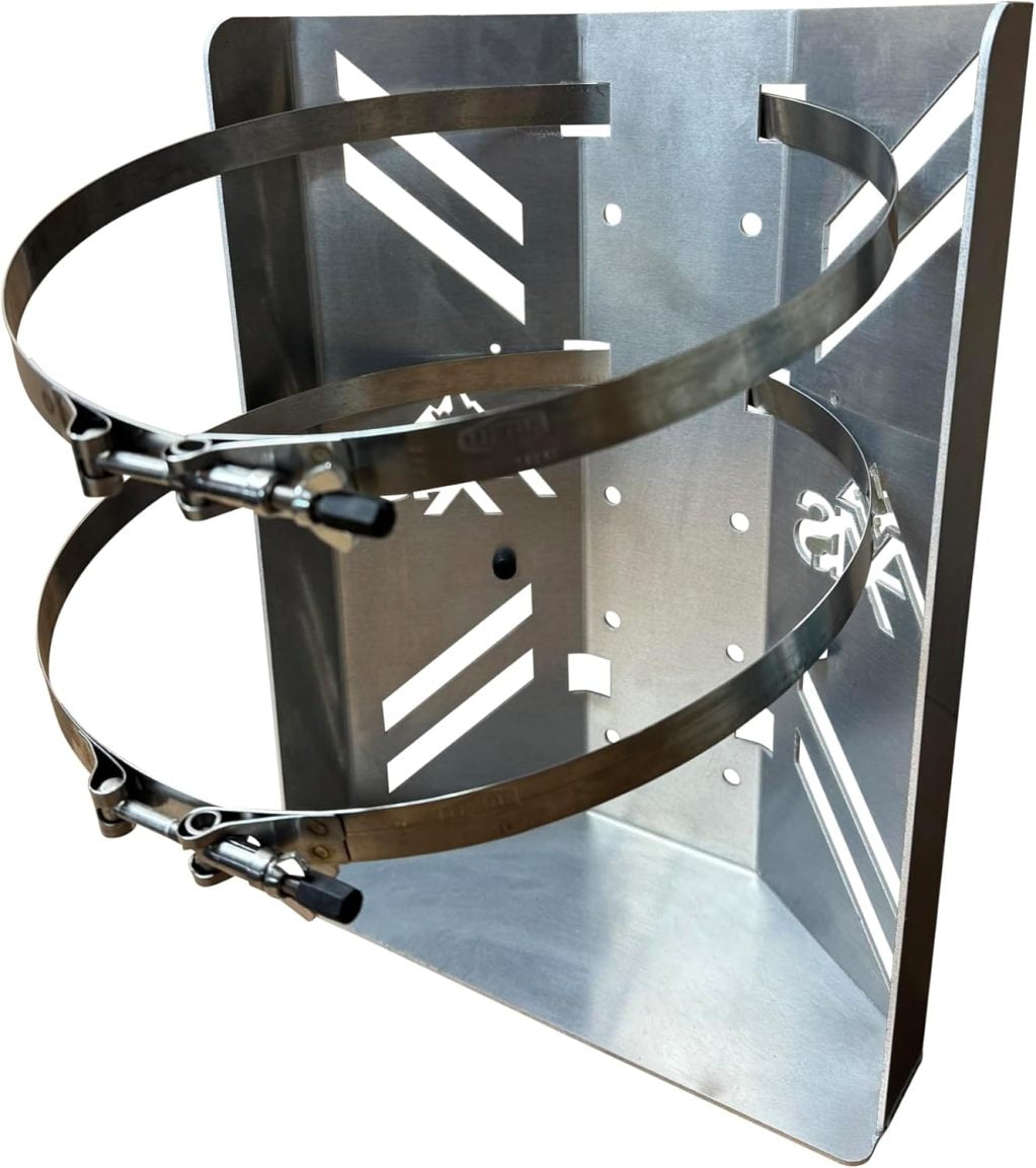 Heavy Duty Aluminum Propane Tank Mount Bracket for 5LB, 10LB, 20LB ...