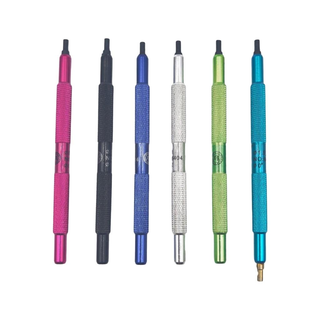 Heavy Duty Aluminum Punch Pins For Watch Straps Color Coded Repair Kit ...