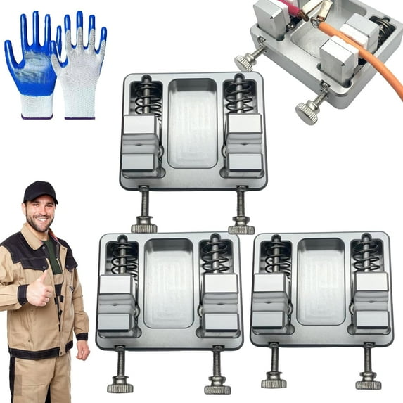 Heavy-Duty Aluminum Soldering Clamp with Temperature-Resistant Jaw ...