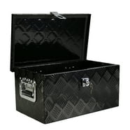BENTISM Truck Tool Box 30"x13"x9.6" Heavy Duty Aluminum Bar Tread Tool Box for Pick Up Truck Bed ...