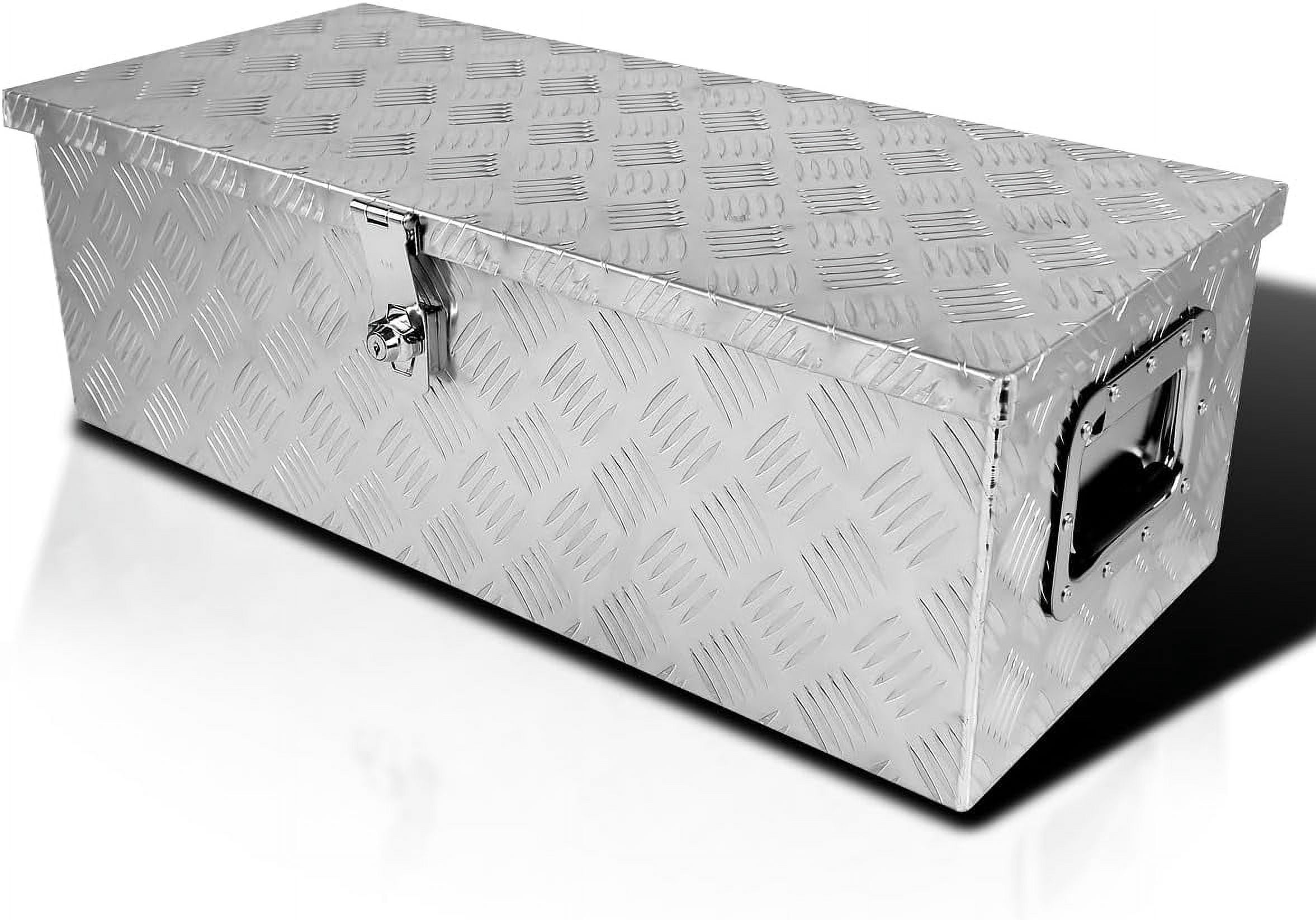 Heavy Duty Aluminum Tool Box Truck Utility Chest Storage with Lock & Key For Pickup Truck Bed ...