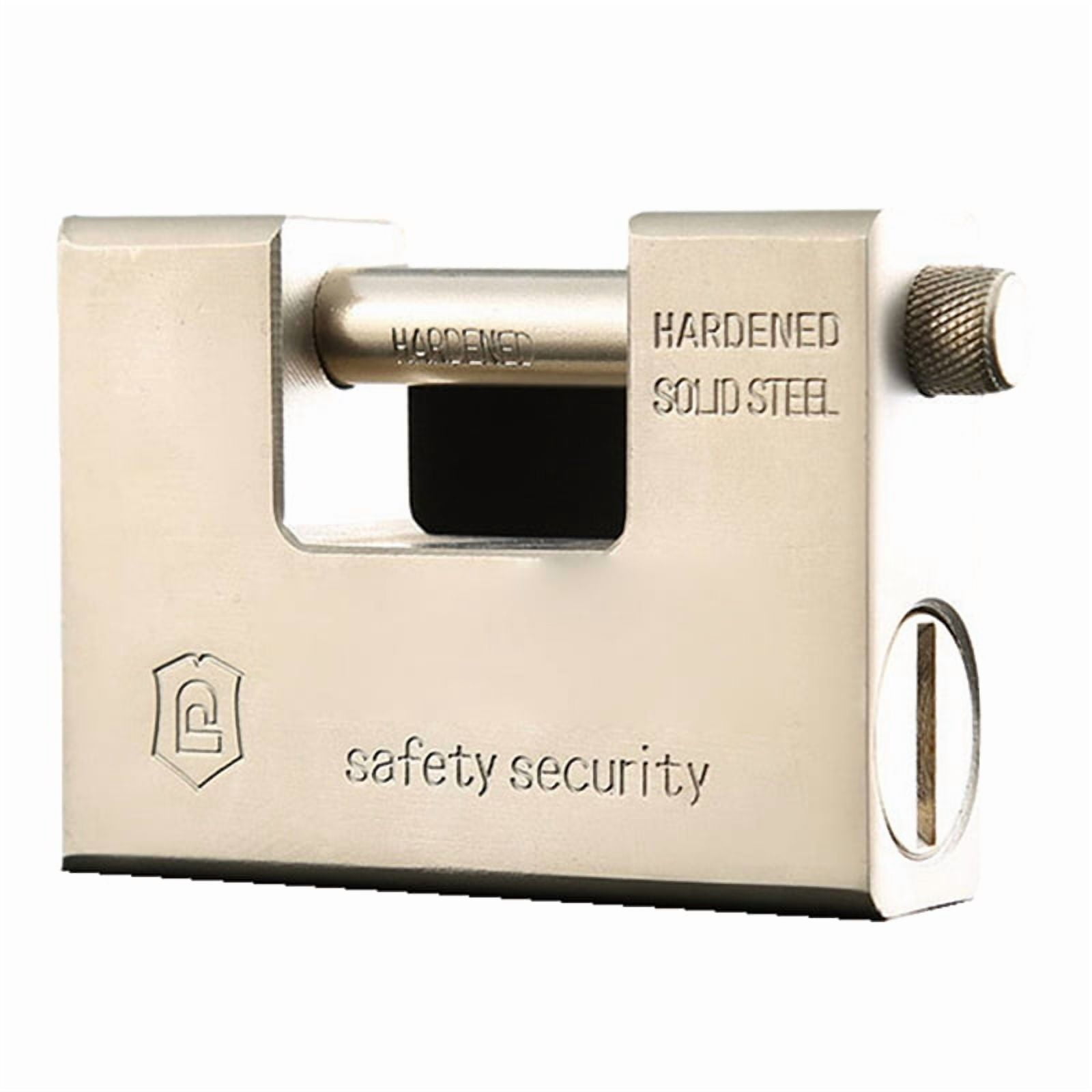 Heavy Duty Armoured Padlock Security Lock Container Warehouse 4 Keys ...