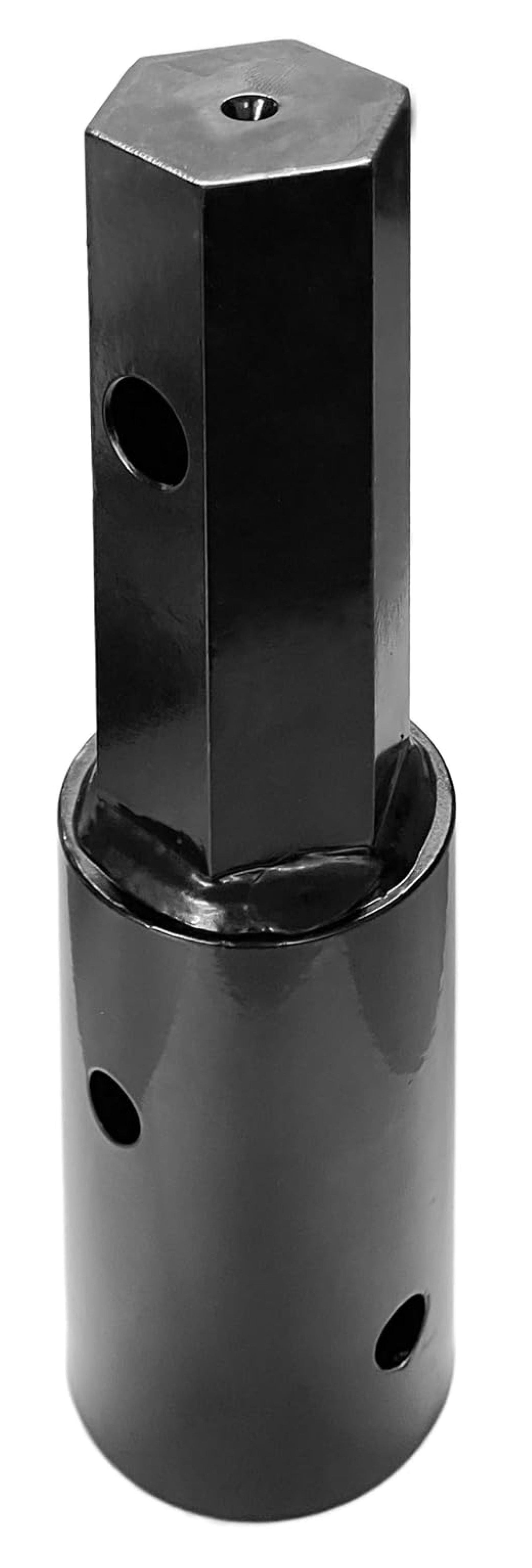 Heavy Duty Auger Adapter 2" Female Round to 2" Male Hex - Walmart.com