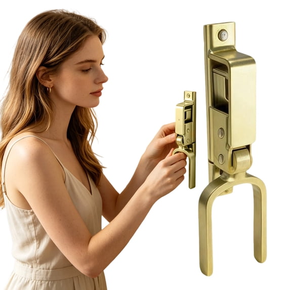 Heavy Duty Automatic Locking Gate Latch- Farm/Ranch Fence Latch with ...
