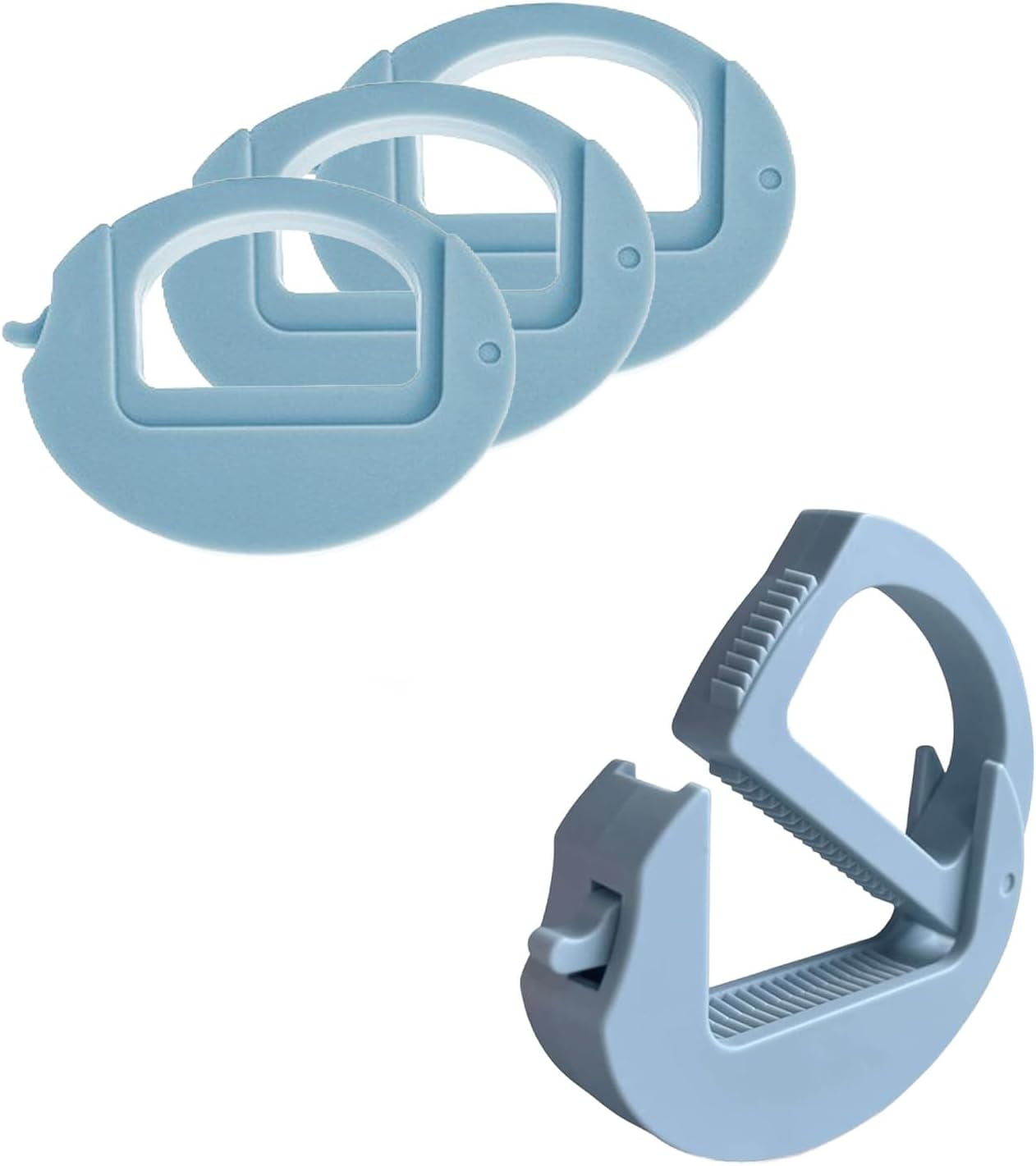 Heavy Duty Bag Clips for Food, 4 Pack Reusable Sealing Clips with Grip ...