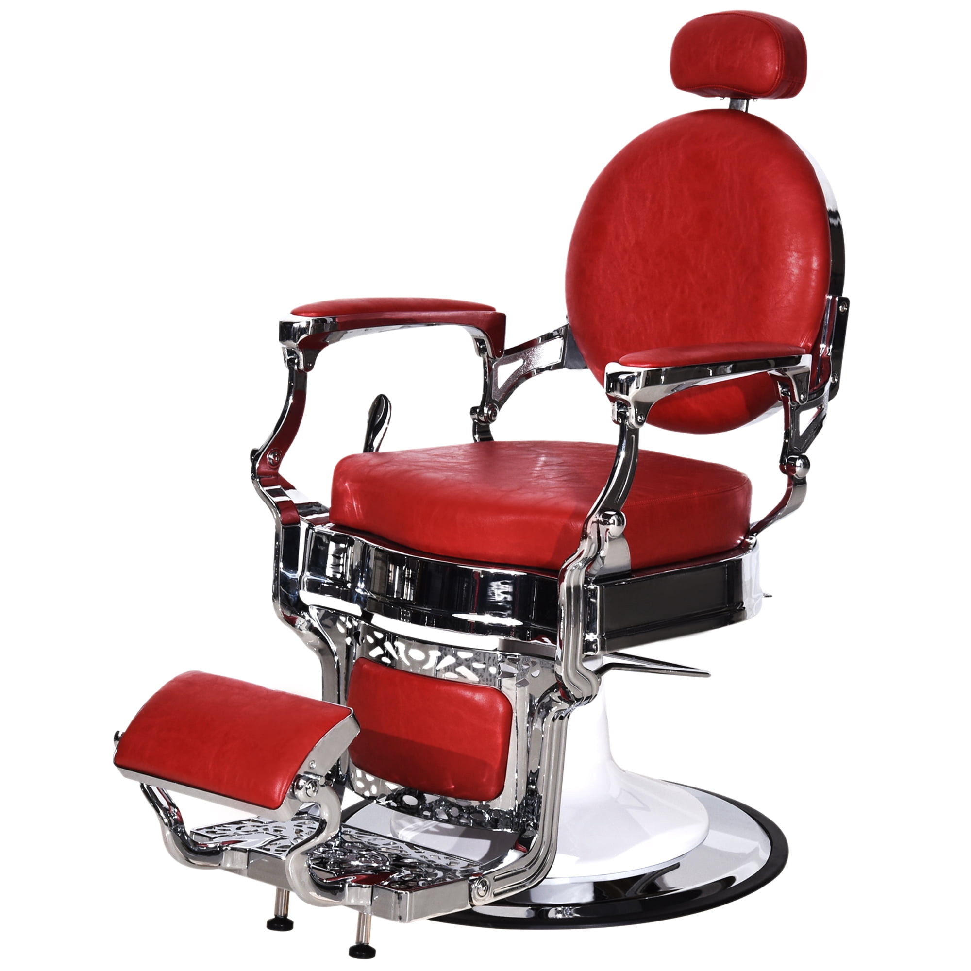 Heavy Duty Barber Chair, All Purpose Reclining Hair Styling Salon Chair ...
