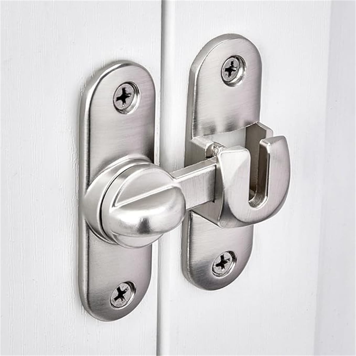 Heavy Duty Barn Door Latches 1 Pc,90/180 Degree Gate Lock,Zinc Alloy Right Angle Door Lock ...