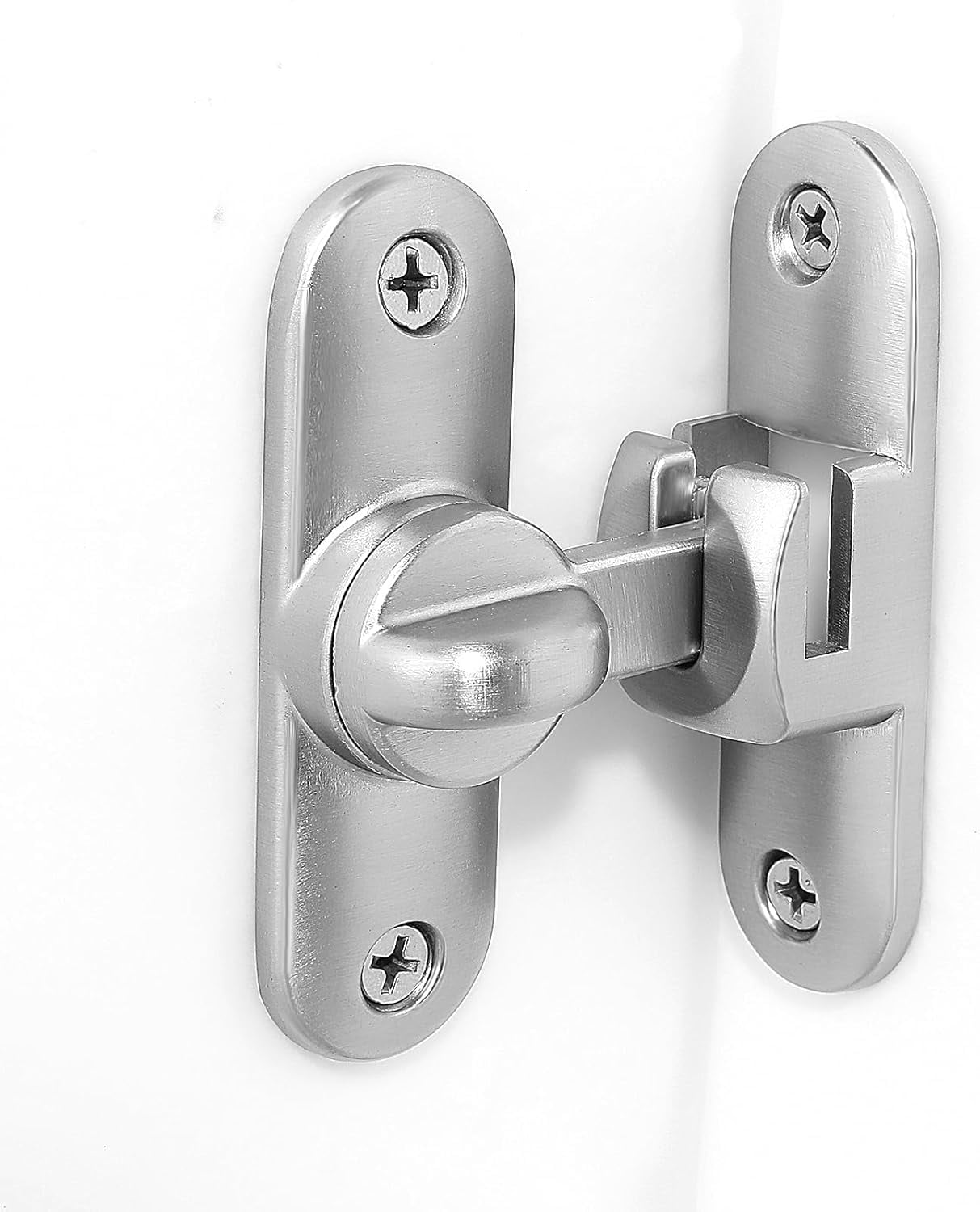 Heavy Duty Barn Door Latches, 90/180 Degree Flip Gate Lock Zinc Alloy ...