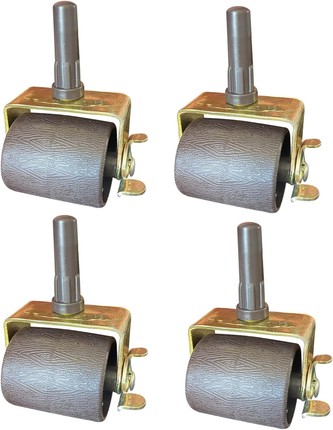 Heavy Duty Bed Frame Wheels with Socket Sleeve Inserts, Metal Stem ...