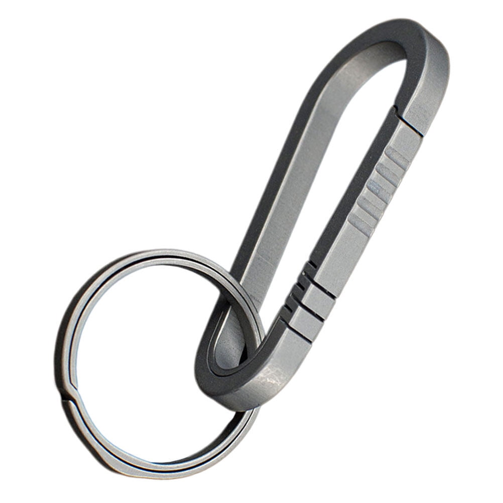 Heavy Duty Belt for Men Mini Key Ring Waist Quick Released Clip Hooks ...