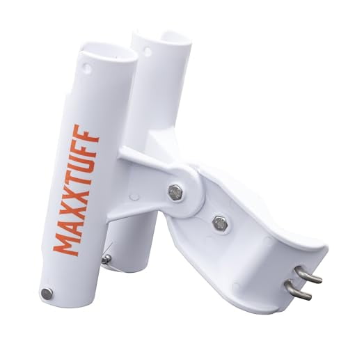 Heavy-Duty Bicycle Rod Holder, Universal Fit, Holds 2 Fishing Rods ...