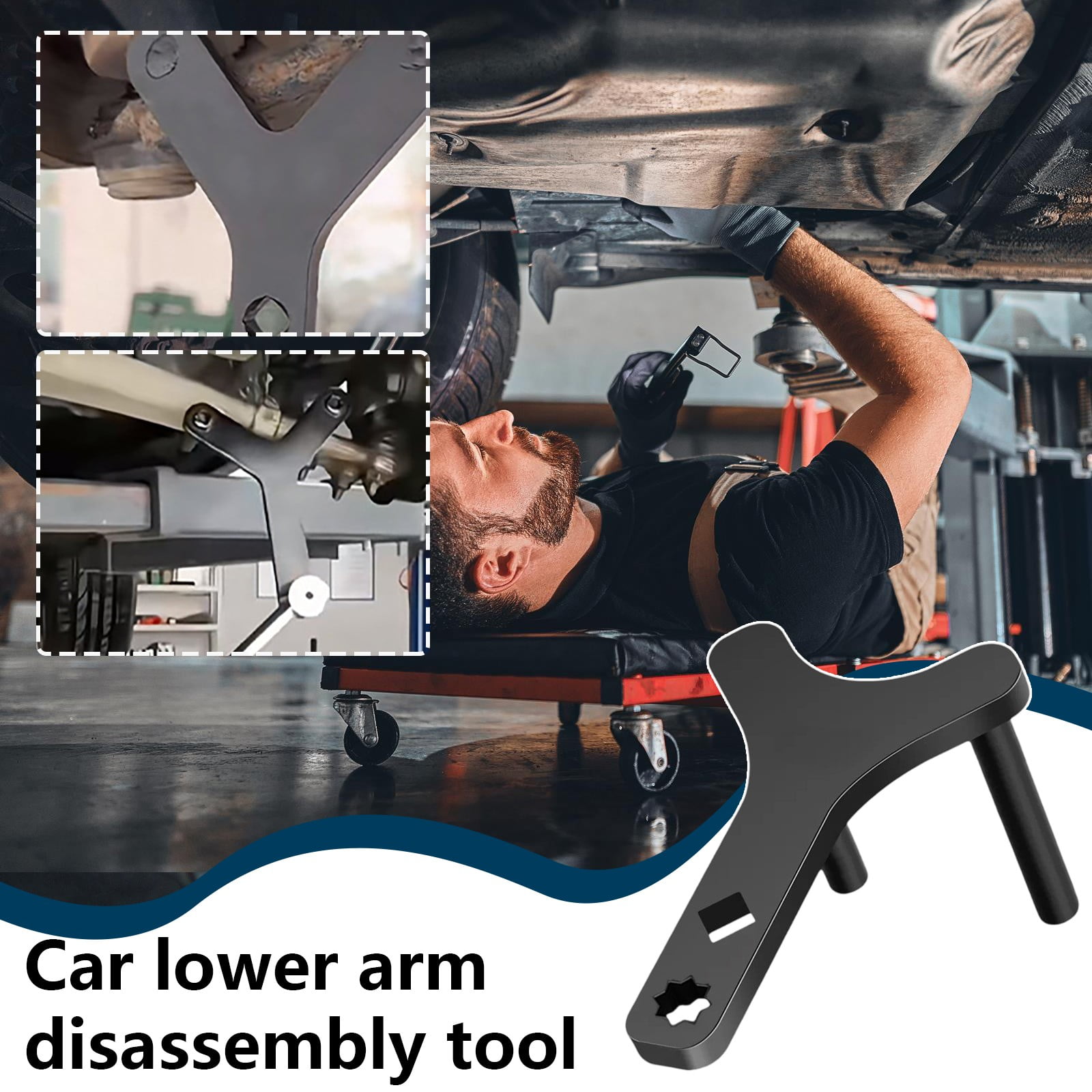 Heavy Duty Bike Crank Arm Puller & Bottom Bracket Remover Tool ...