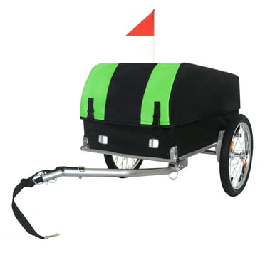 "Ktaxon Pull Behind Large Utility Folding 16"" Bike Cargo Trailer ...