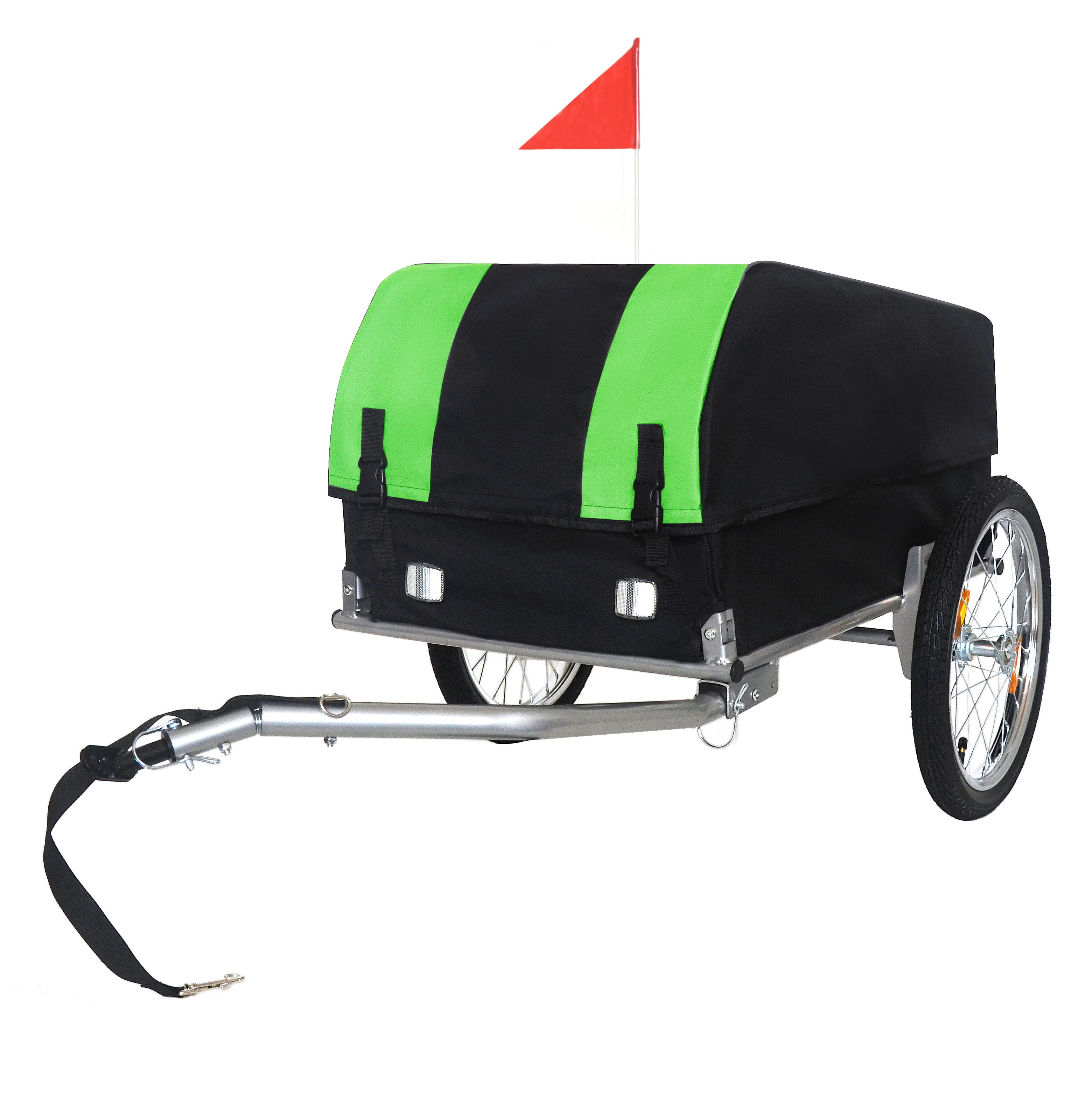 Heavy-Duty Bike Trailer with Removable Waterproof Cover – 88 lbs ...