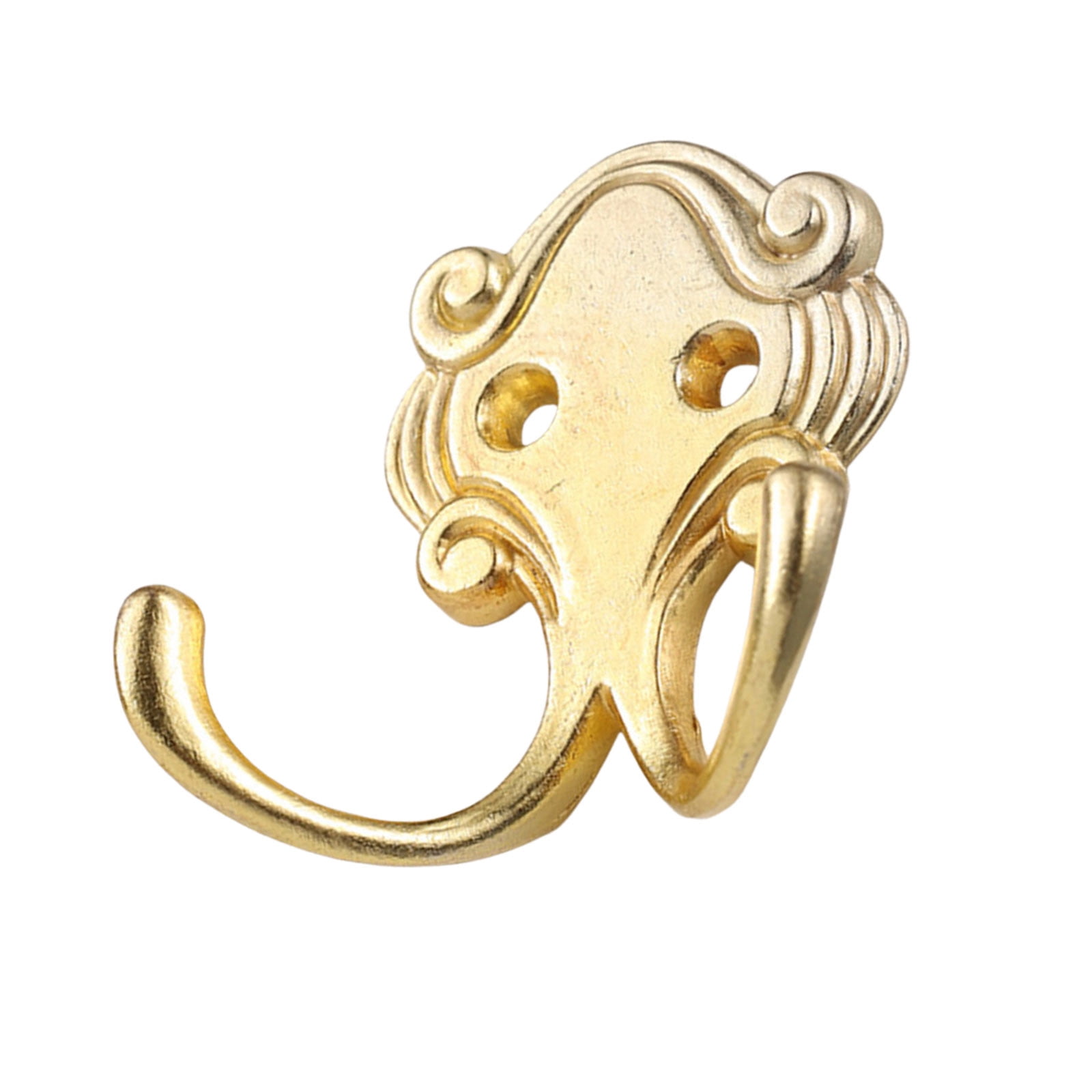 Heavy Duty Black Metal Coat Hooks - Wall Mounted, Double Hook, Alloy ...