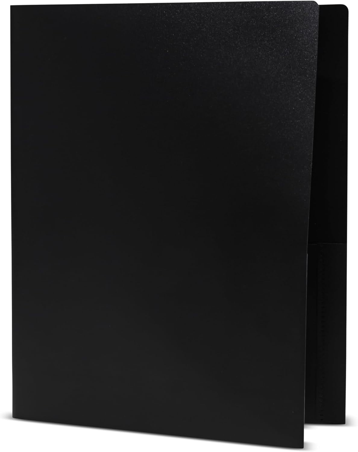 Heavy Duty Black Plastic Folders with Pockets 24 Pack. 2 Pocket Folder ...