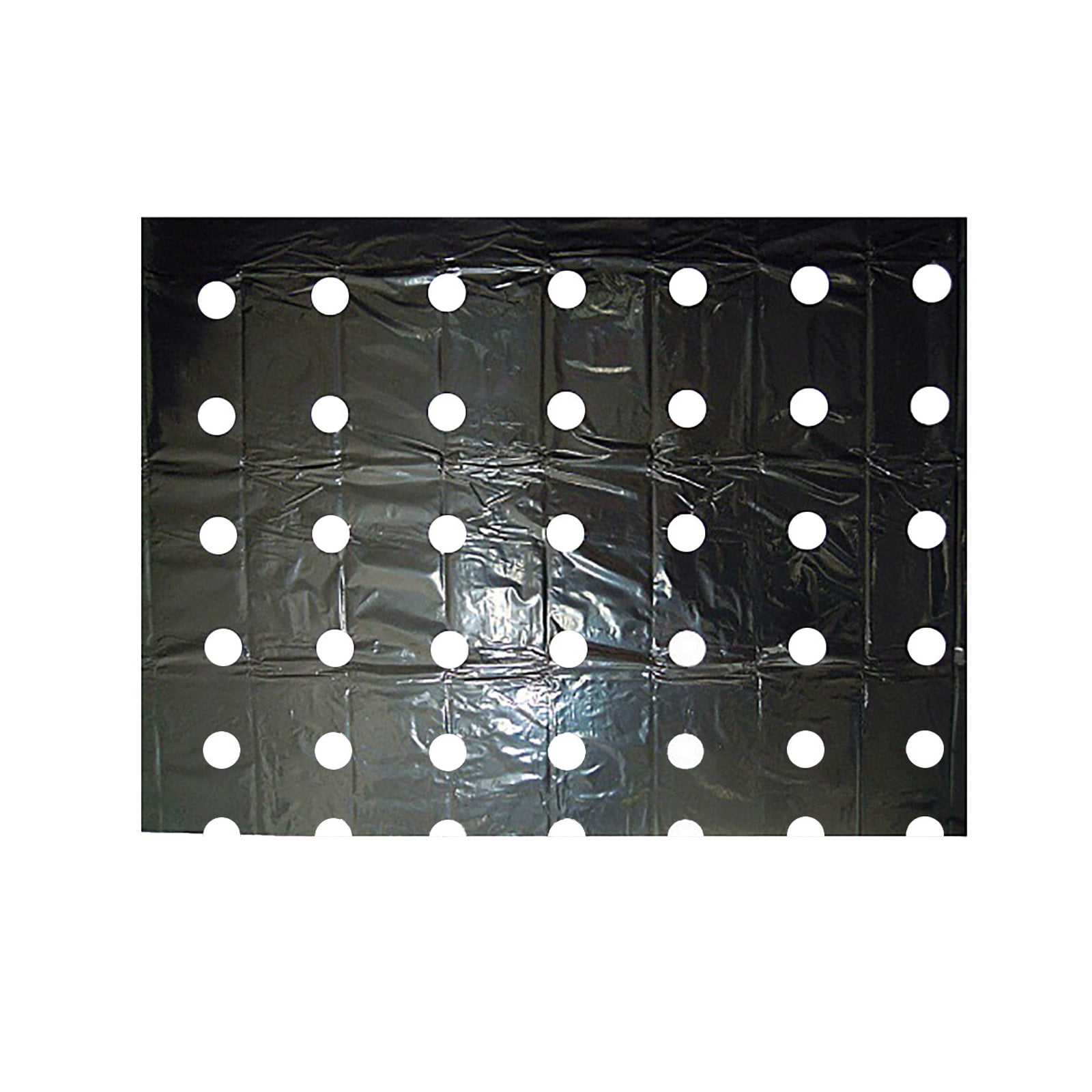 Heavy Duty Black Plastic Mulch Film with Pre-Cut Holes for Efficient ...