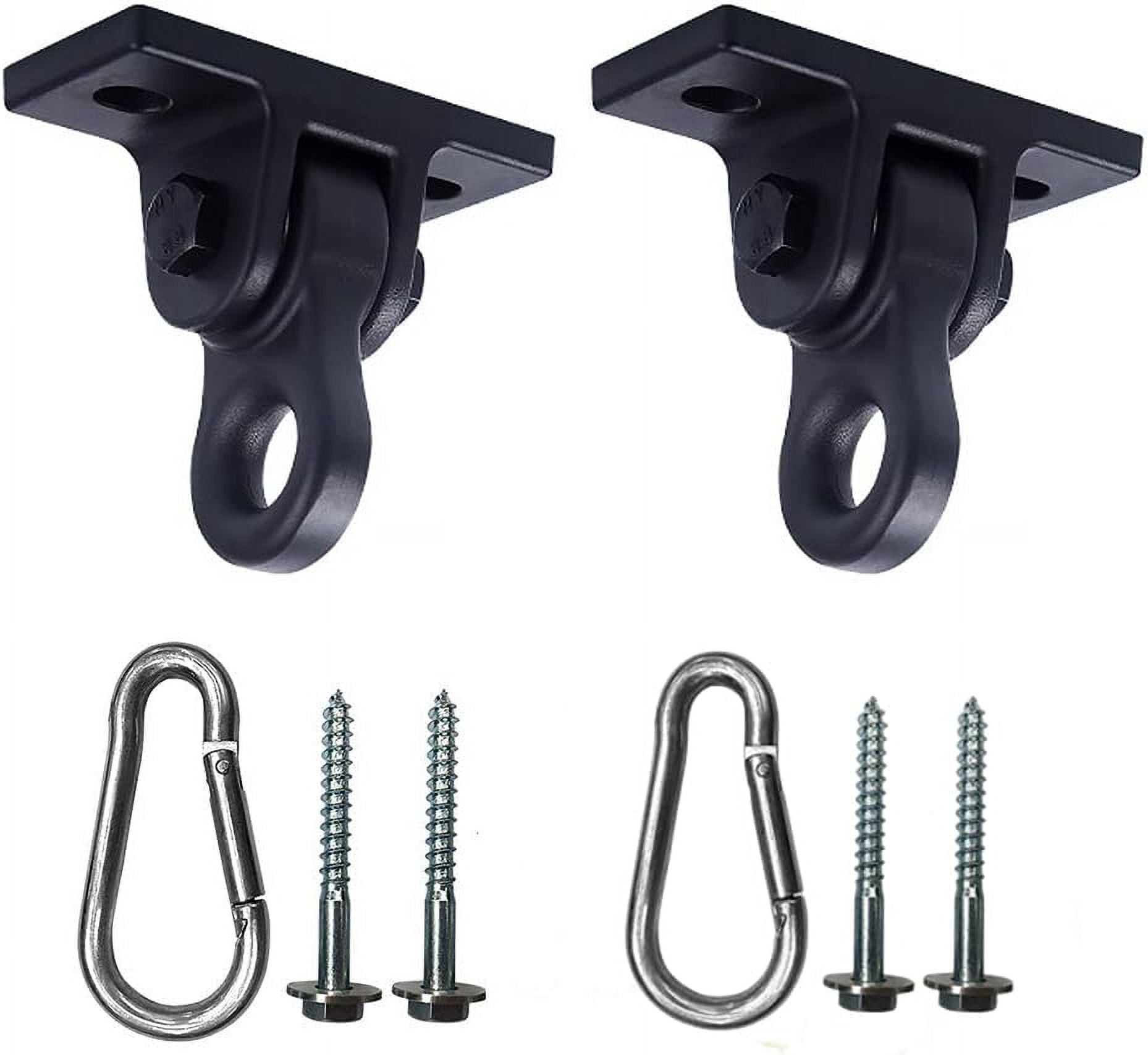 Heavy Duty Black Swing Hangers Screws Bolts Included Over 5000 lb ...