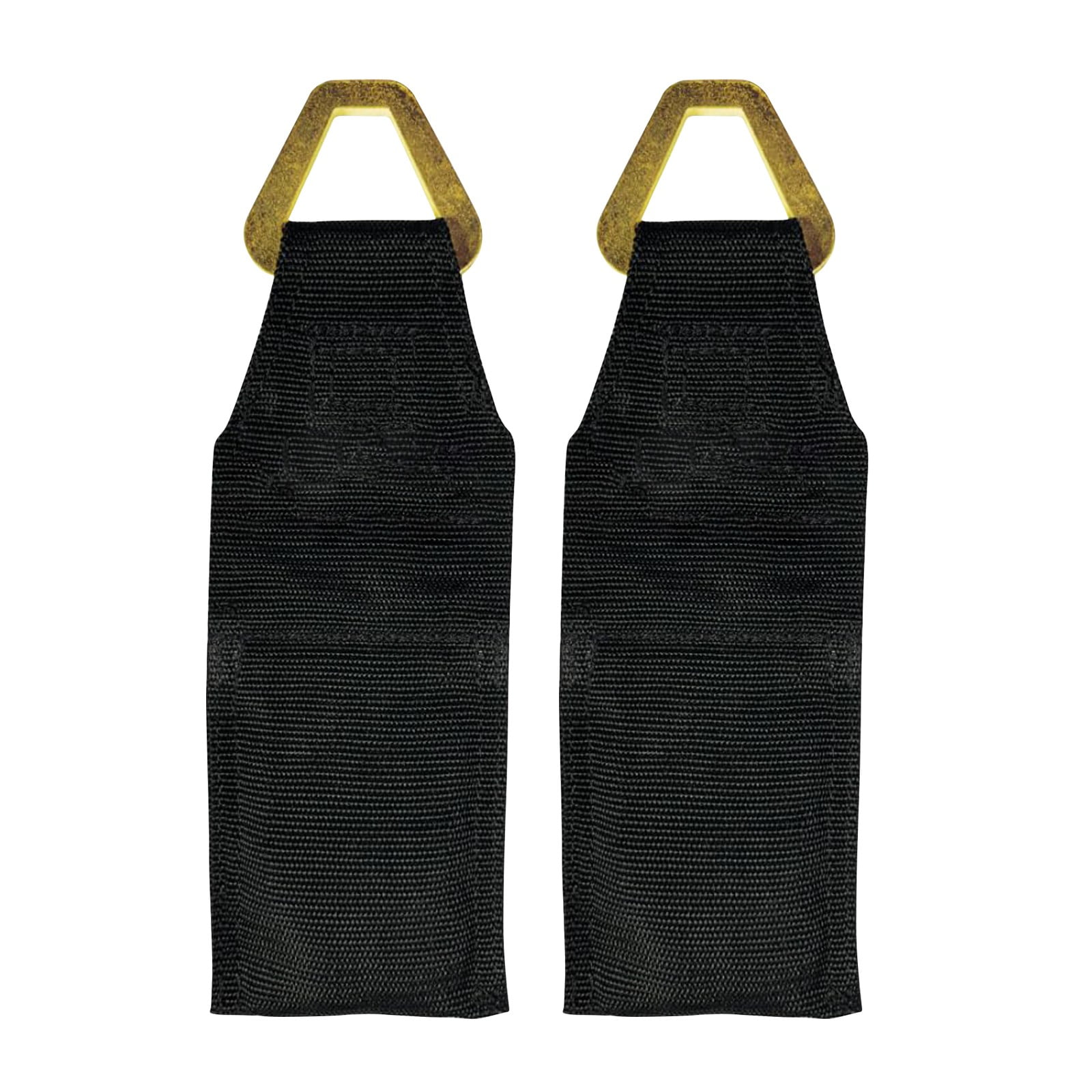 Heavy-Duty Black Webbing Strap with Durable Metal Triangle Hook for ...