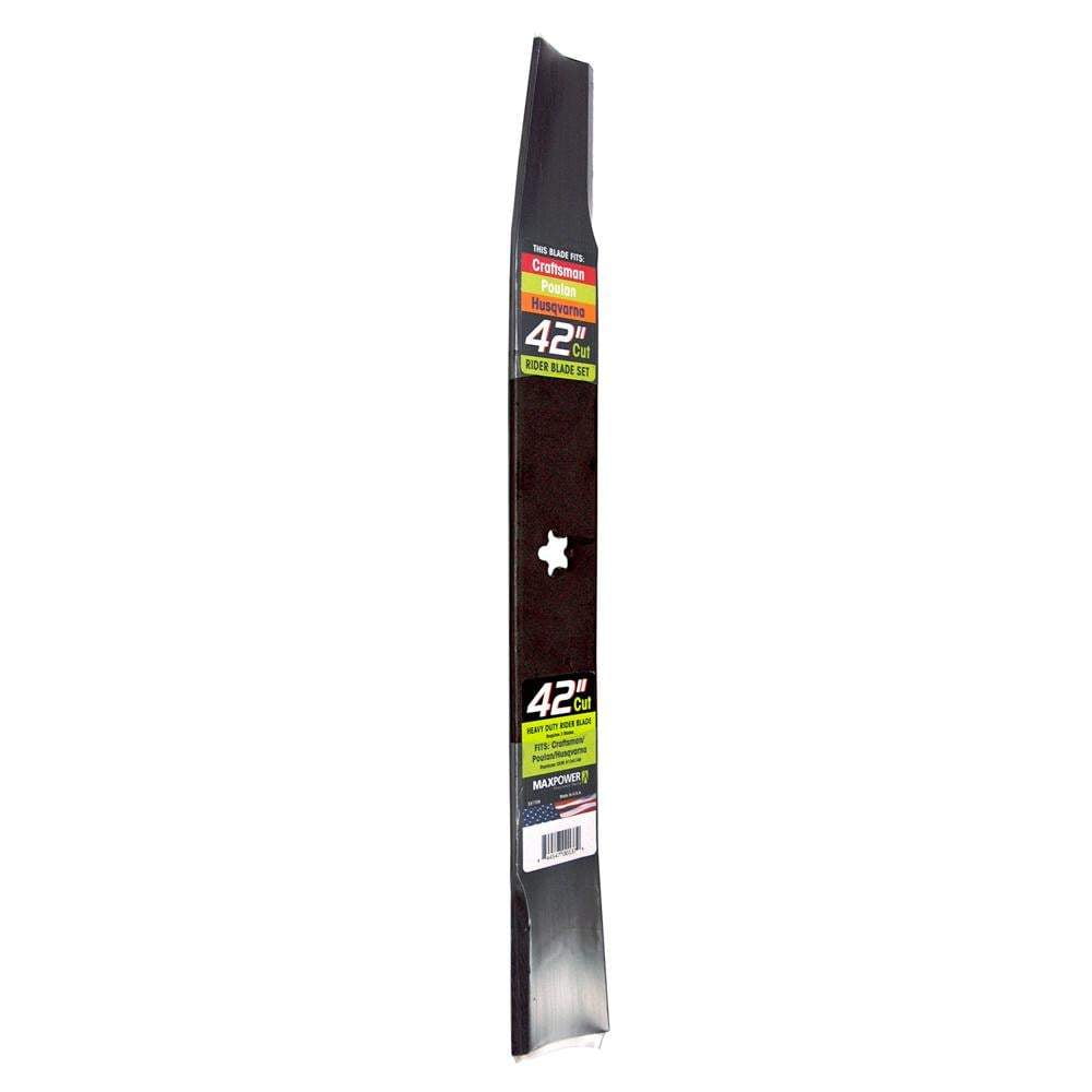 Heavy-Duty Blade For 42 In. Cut Craftsman, Husqvarna, Poulan Mowers ...