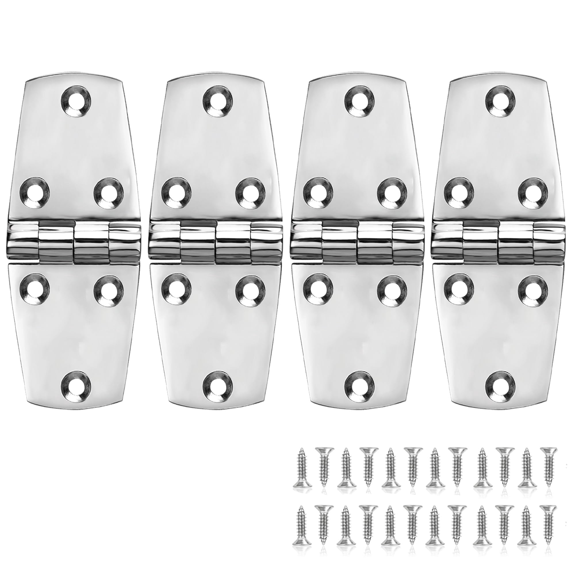 Heavy Duty Boat Hatch Hinges Stainless Steel, 4 inch x 1.5 inch (102 x ...
