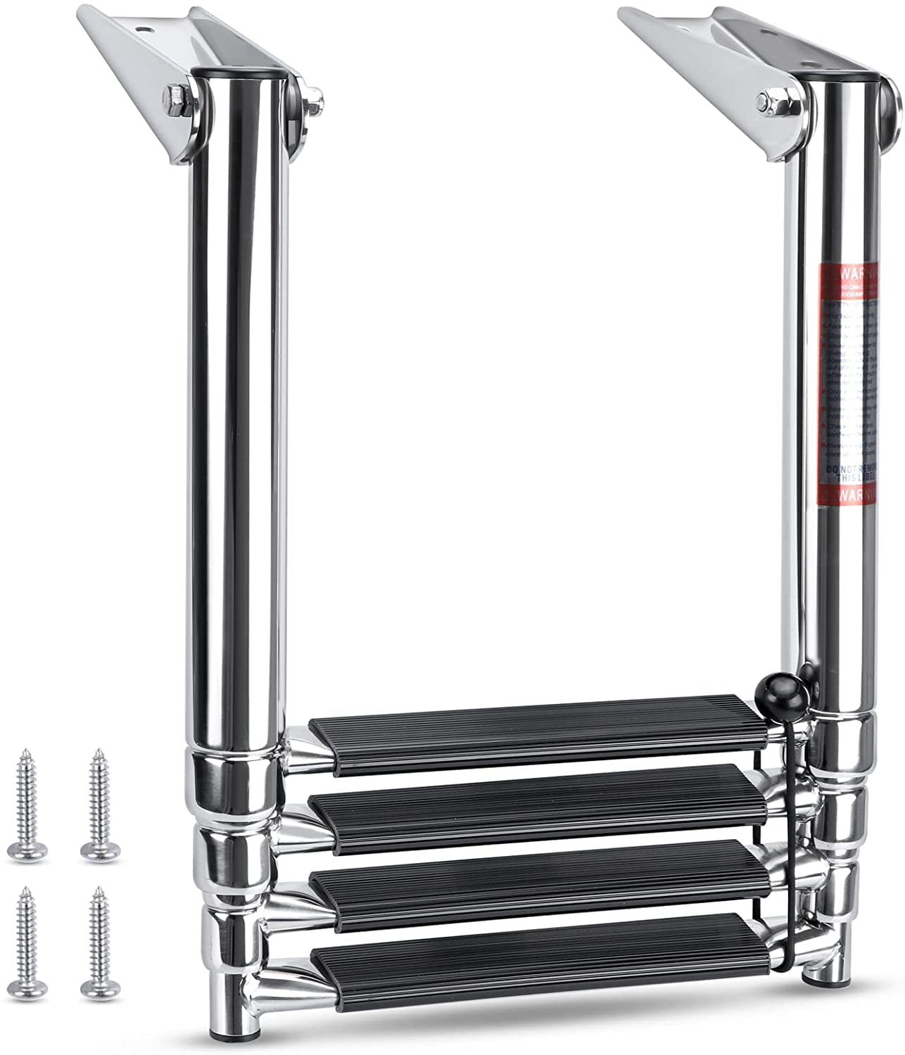 Heavy Duty Boat Telescopic 4 Step Ladder,Stainless Steel Swim Platform ...