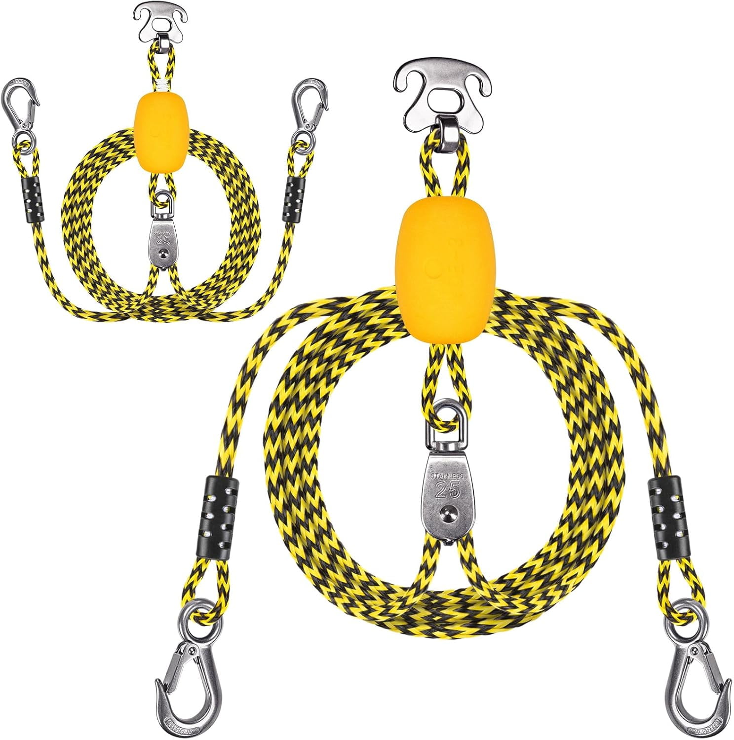 Heavy Duty Boat Tow Harness for Tubing, Boat Tow Rope with Stainless ...