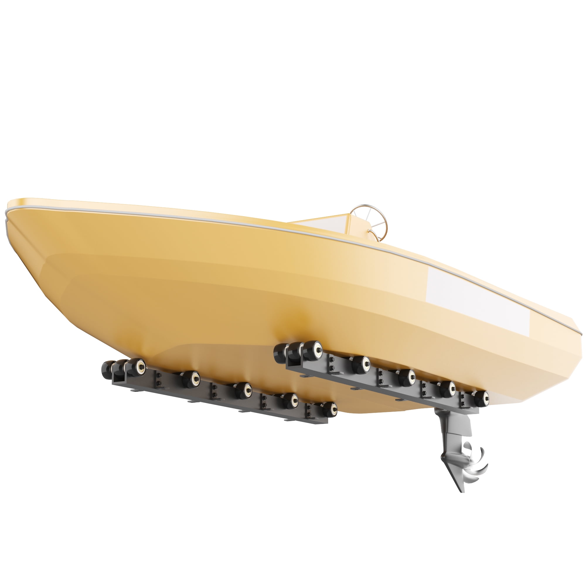 GIOTORENT 2000LB Boat Trailer Roller System, Heavy Duty Adjustable ...