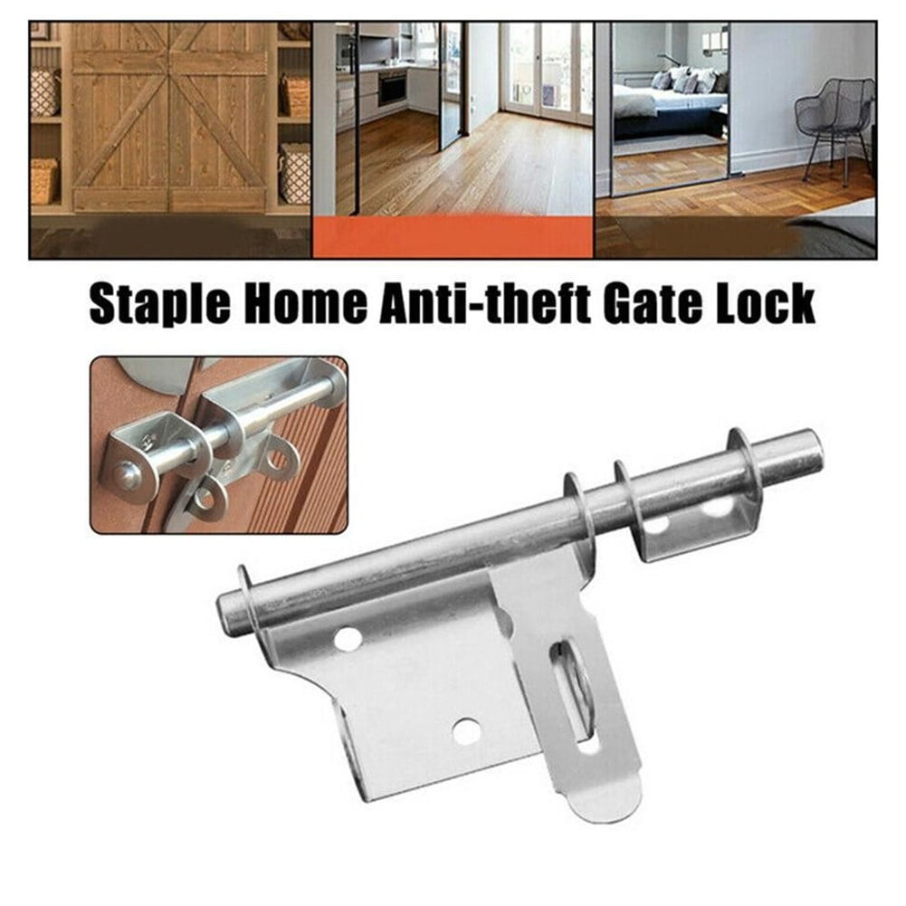 Heavy Duty Bolt Latch Gate Latches Safety Door Lock Stainless Steel ...