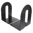 Heavy Duty Bookends 10 Inch, Non-Skid Steel Bookends Pair - Black ...