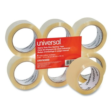 Universal General-Purpose Box Sealing Tape, 48mm x 100m, 3" Core, Clear ...