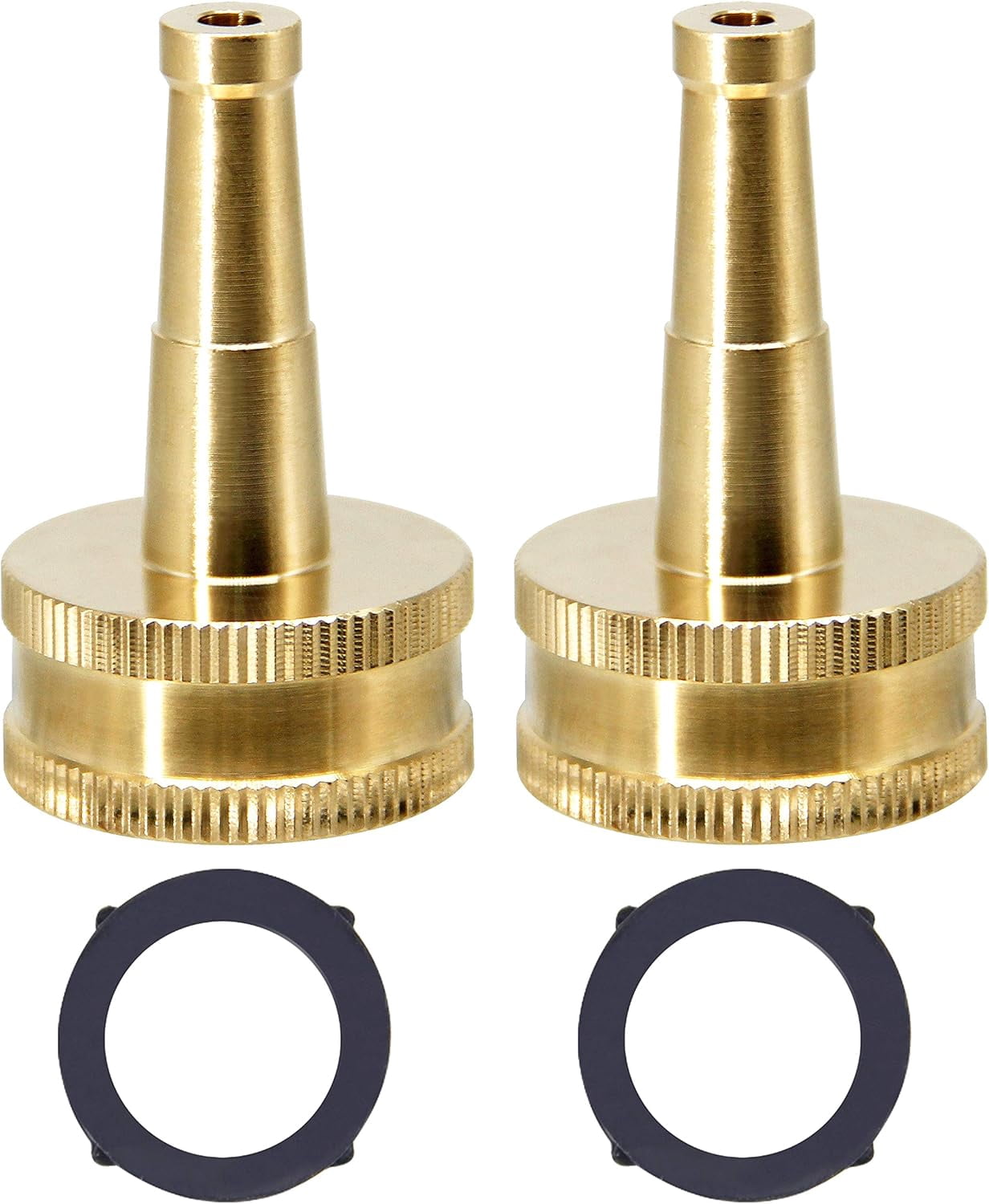 Heavy-Duty Brass Adjustable Twist Hose Nozzle, Garden Hose Nozzle, Hose ...