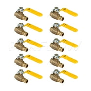 Heavy Duty Brass Full Port Drop Ear PEX Ball Valve with Drain, with 3/4 in. Expansion PEX ...