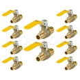Heavy Duty Brass Full Port PEX Ball Valve with 3/4 in. MIP x 3/4 in. PEX Connections (10 Pack ...