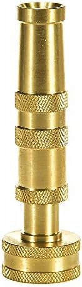 Heavy-Duty Brass Hose Nozzle, Adjustable Twist Hose Nozzle, Jet Sweeper ...