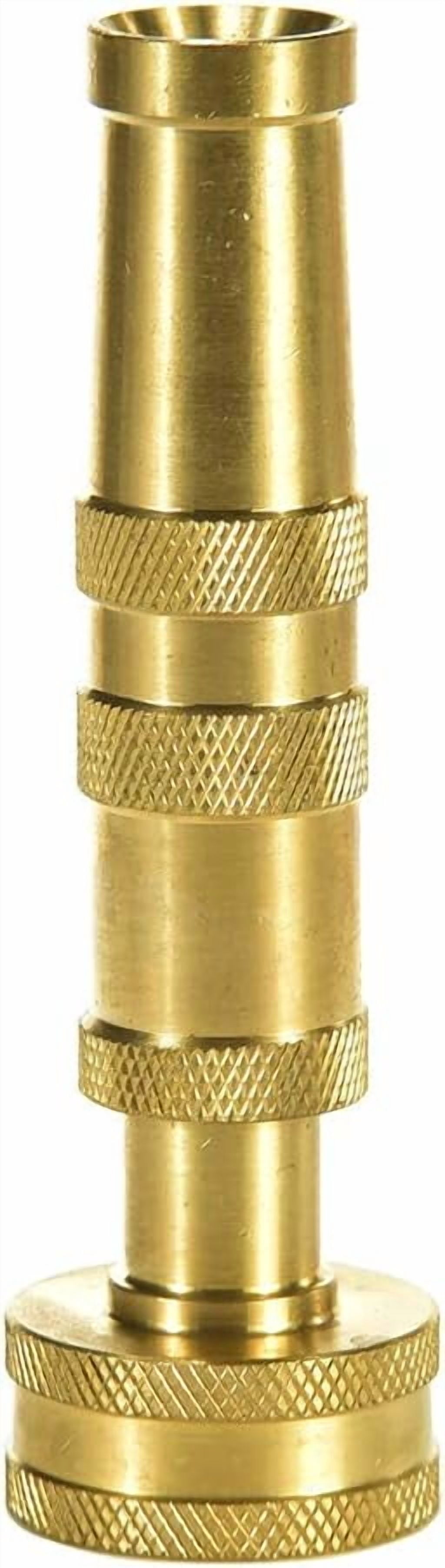 Heavy-Duty Brass Hose Nozzle, Adjustable Twist Hose Nozzle, Jet Sweeper ...
