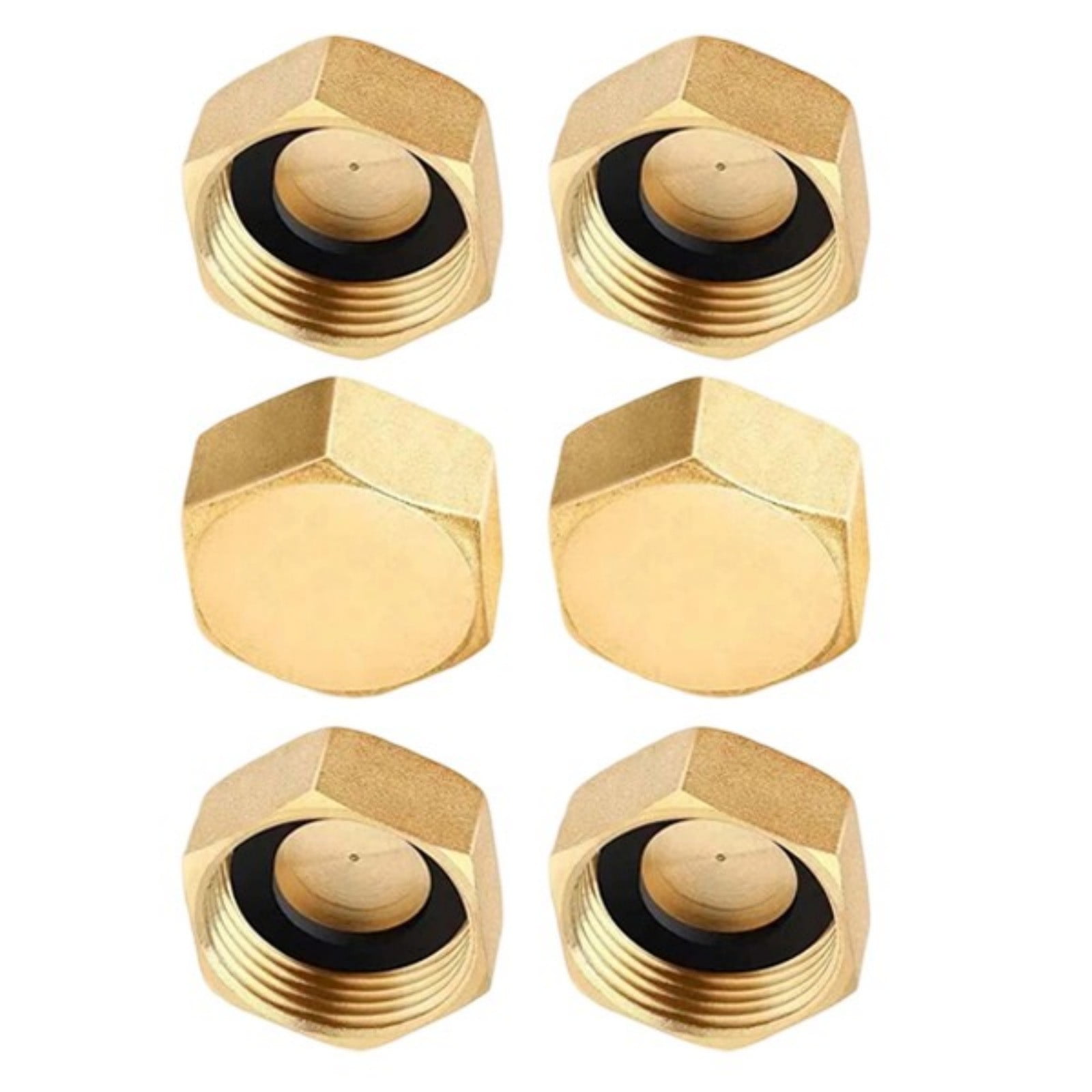 Heavy Duty Brass Threaded Plug 1/2Inch Internal Pipe Cap For Faucet ...