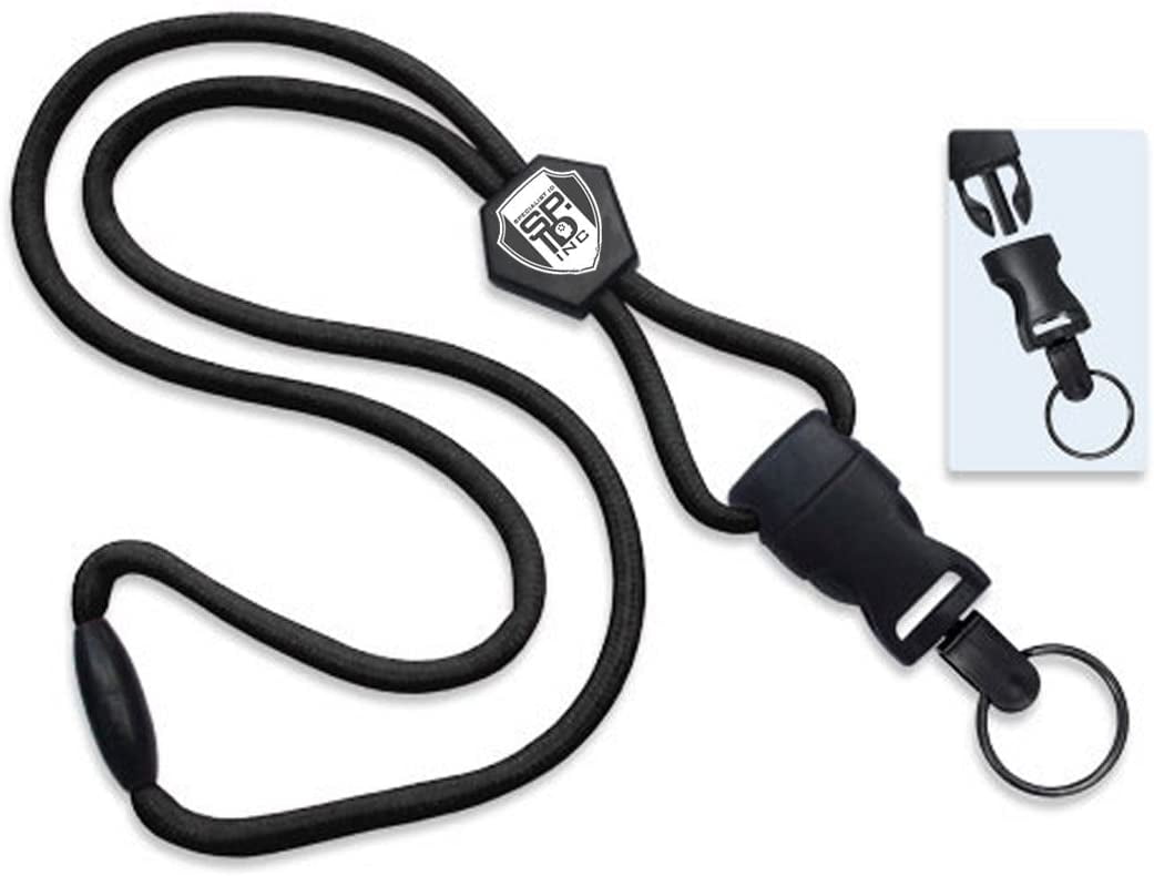 Heavy Duty Breakaway Lanyard with Detachable Key Ring - Long, Round ...