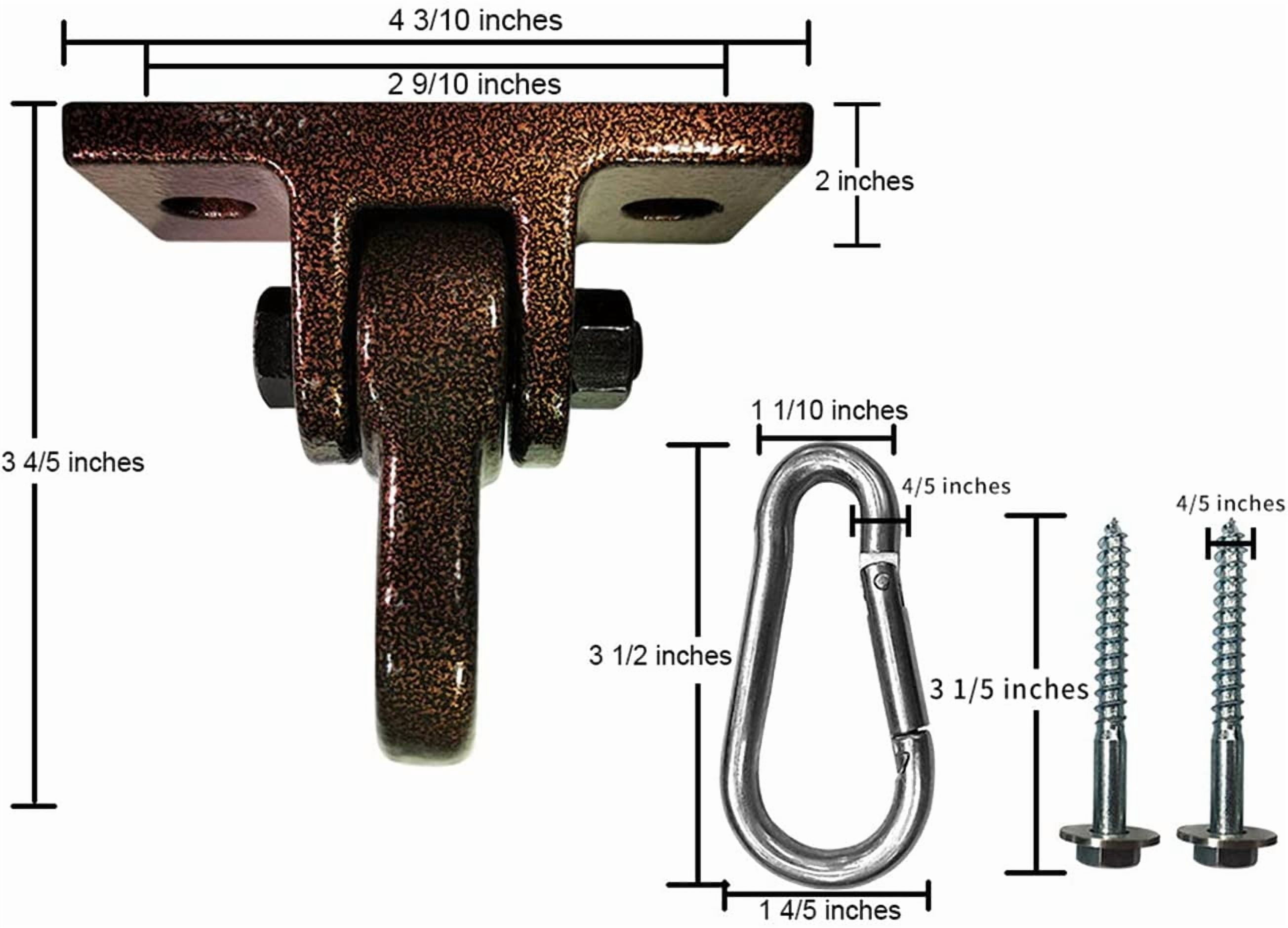 Heavy Duty Bronze Swing Hangers Screws Bolts Included Over 5000 lb ...