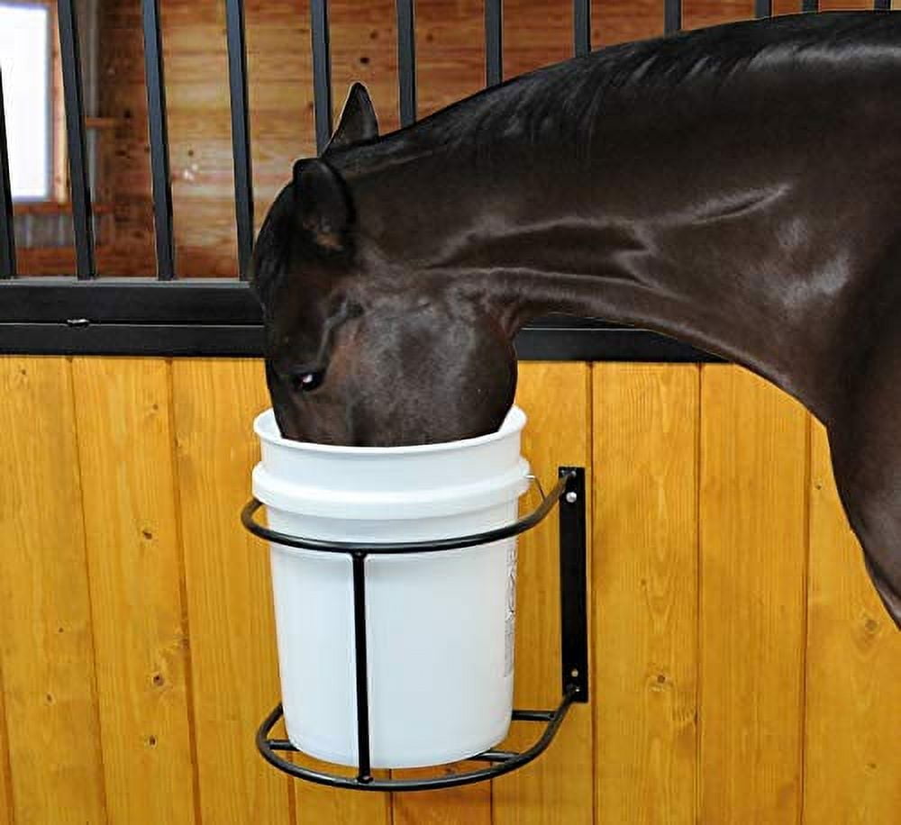 Heavy Duty Bucket Holder Package of 2 Securely Hang Your 5-Gallon Horse ...