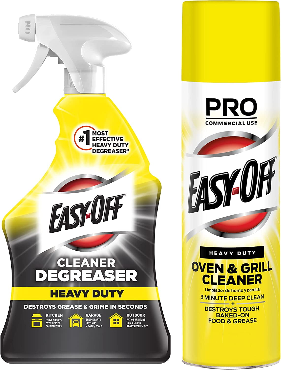 Heavy Duty Bundle - Destroys Baked on Food Grease - 32 Fl Oz Kitchen ...