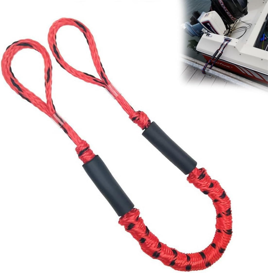 Heavy-Duty Bungee Dock Lines for Boats, Boat Dock Lines for Docking ...
