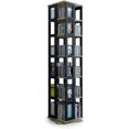 Heavy Duty CD Rack Tower, Media Storage Cabinet, 6 Tier Rotating Tower ...