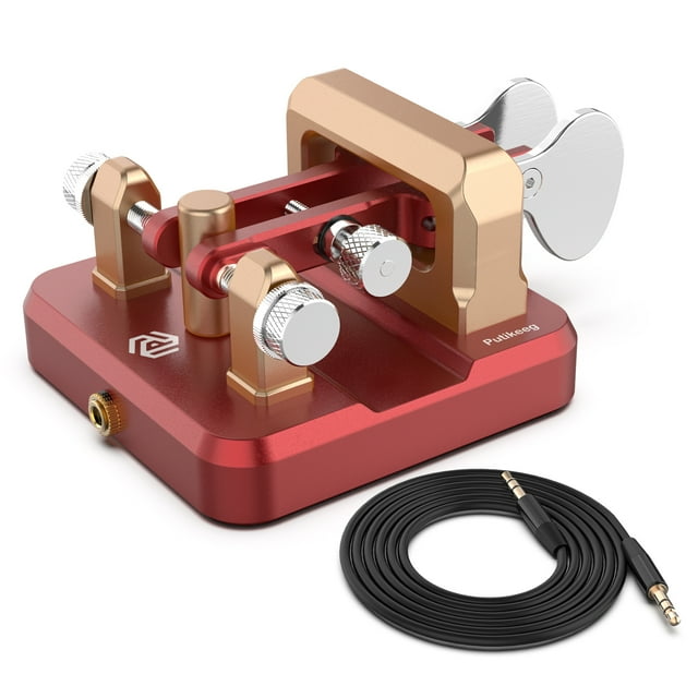 Heavy Duty CW Key Automatic Morse - PUTIKEEG Morse Code Keyer Shortwave ...